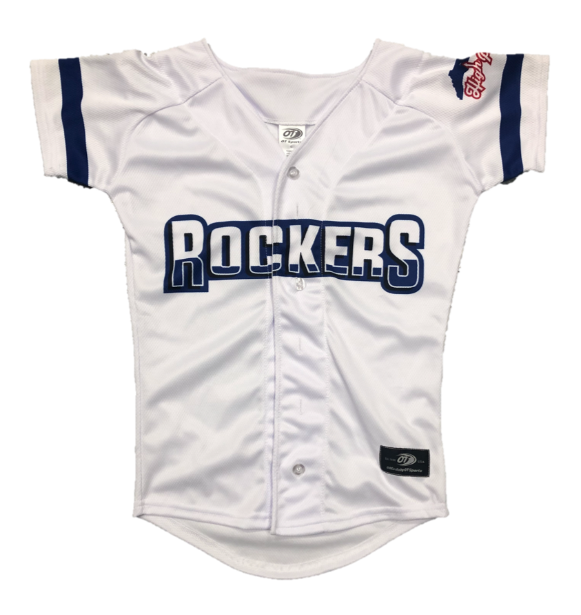 Customized Youth Home Jersey | High Point Rockers Baseball