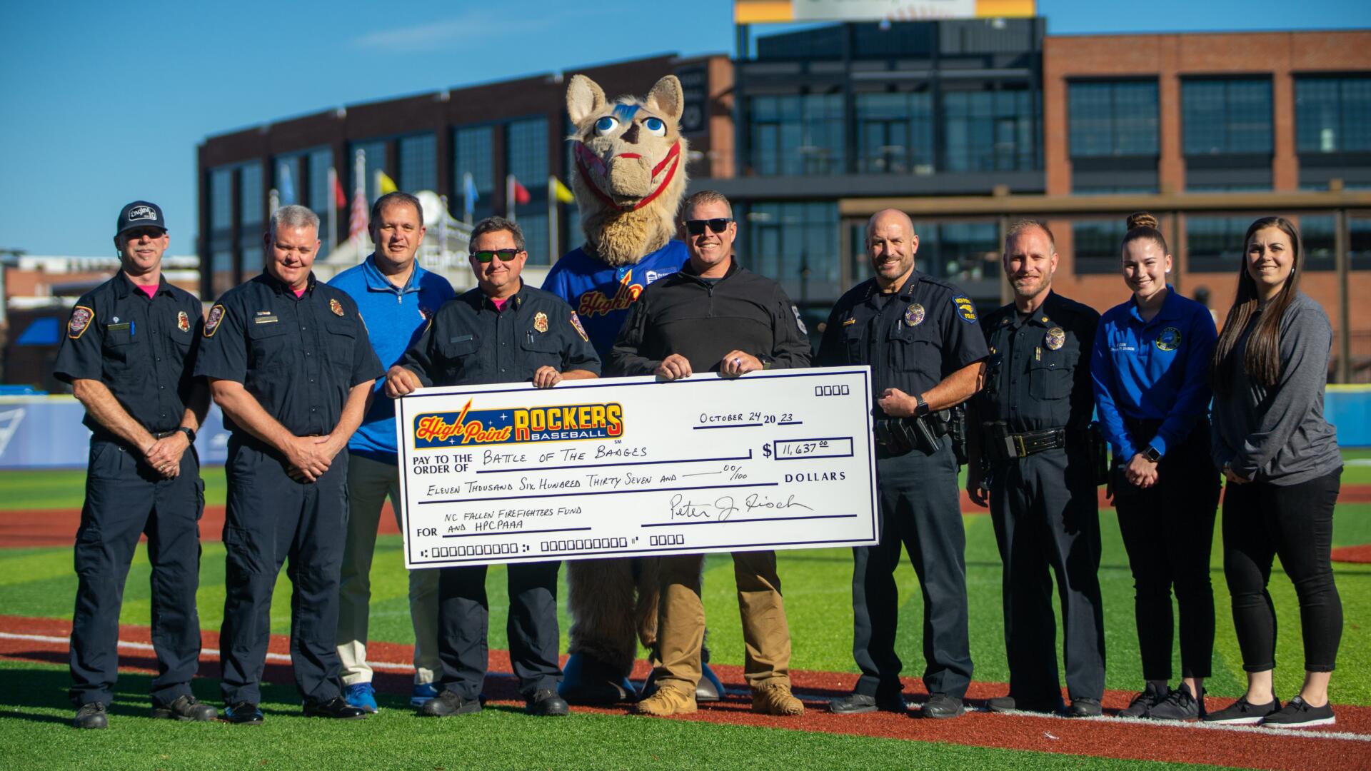 Battle of the Badges at Truist Point Sept. 7 | High Point Rockers Baseball