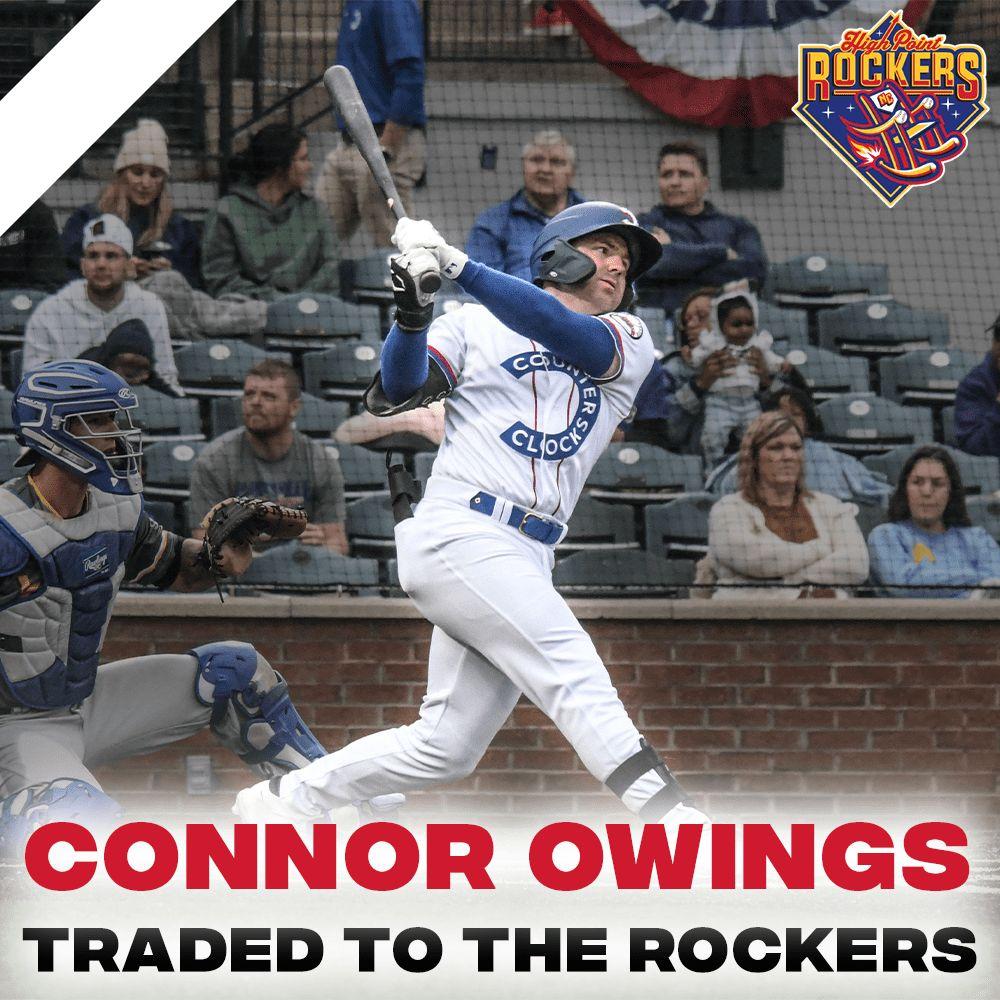Rockers Trade For IF Connor Owings | High Point Rockers Baseball