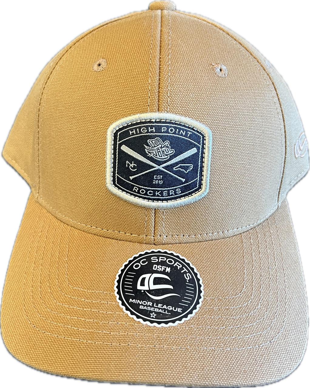 Brown Offseason Stadium Hat | High Point Rockers Baseball