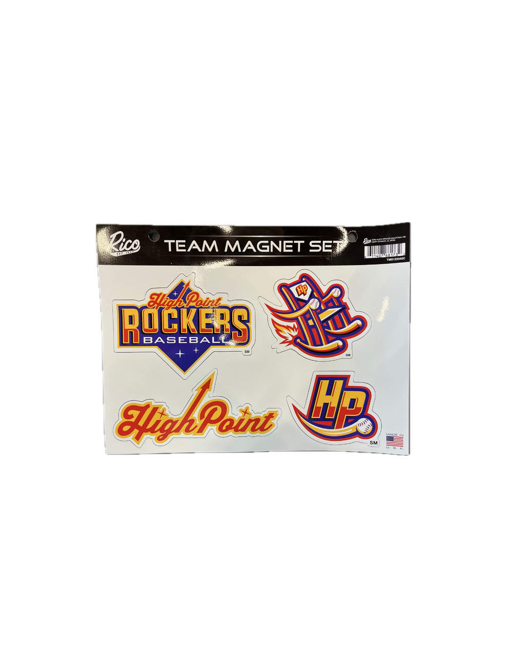 Rockers Team Magnet Set | High Point Rockers Baseball